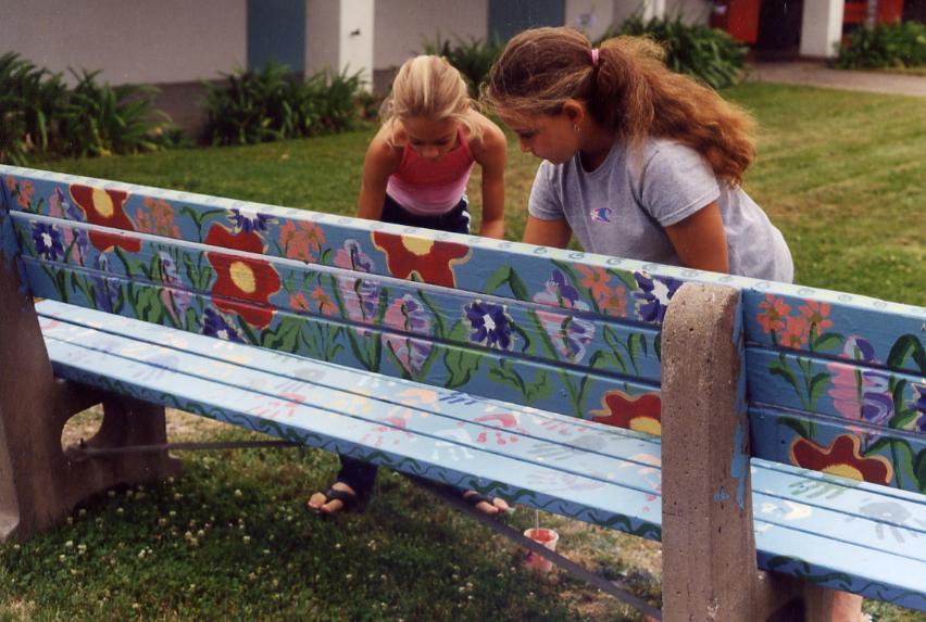 Bus Bench Painting – Carpinteria Beautiful